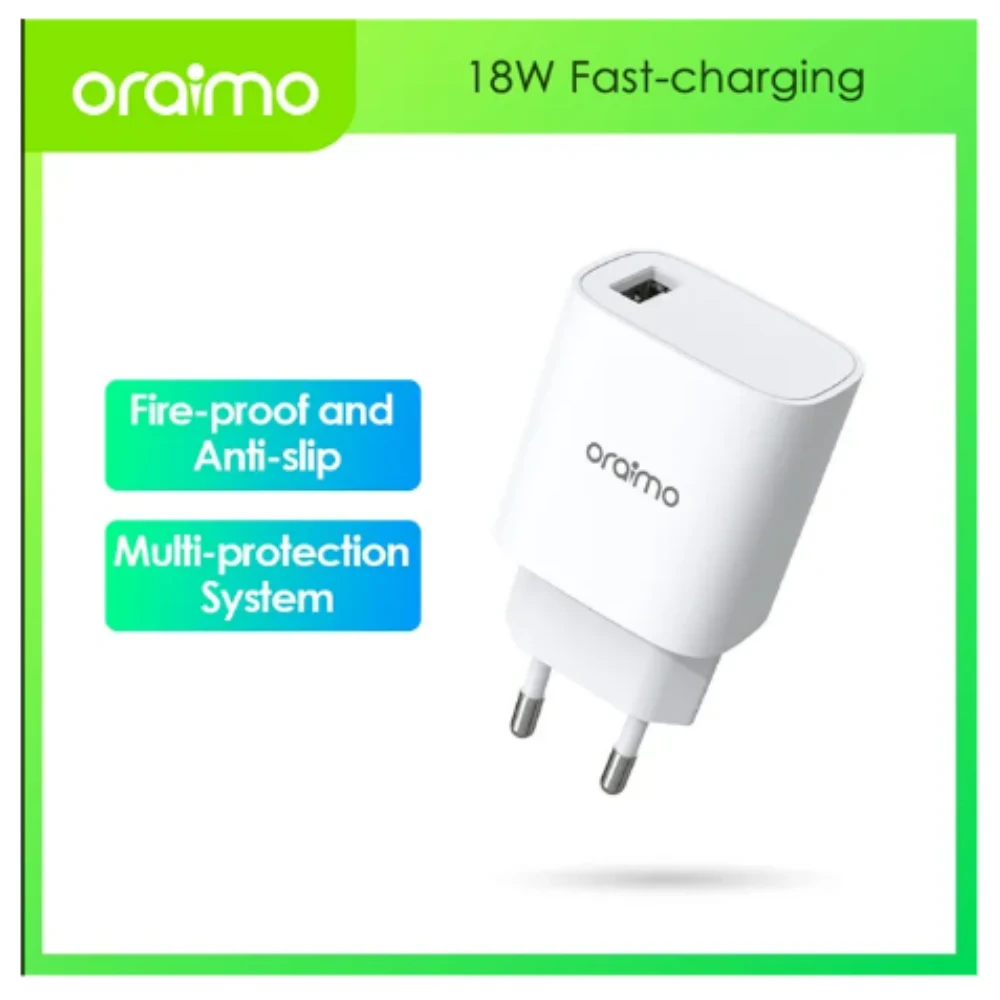 Buy Oraimo 18W Fast Charger with Cable at Best Price | ULA